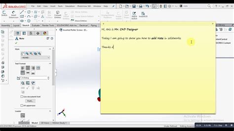 How To Use Flag Note Bank Solidworks At Albert Hoopes Blog