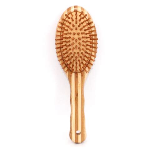 Professional Wet Brush Detangling Hair Massager Wooden Paddle Brush