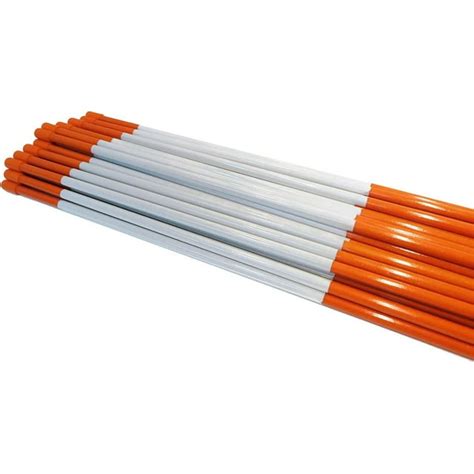Shzaitor Driveway Markers Fiberglass Snow Stakes Reflective Driveway