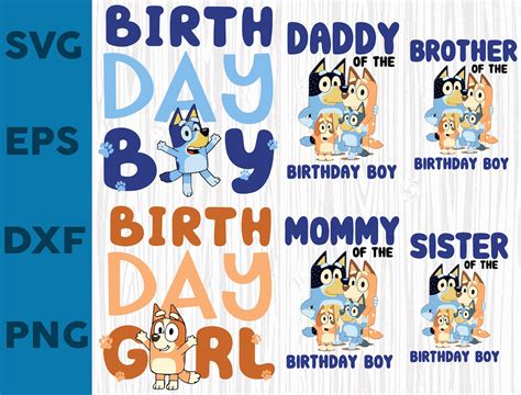 Bluey Bluey Svg Bluey Birthday Bluey Birthday Etsy My Xxx Hot Girl