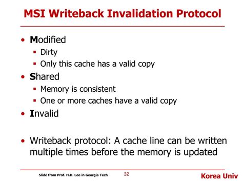 PPT Lecture 2 Snoop Based Cache Coherence Protocols PowerPoint