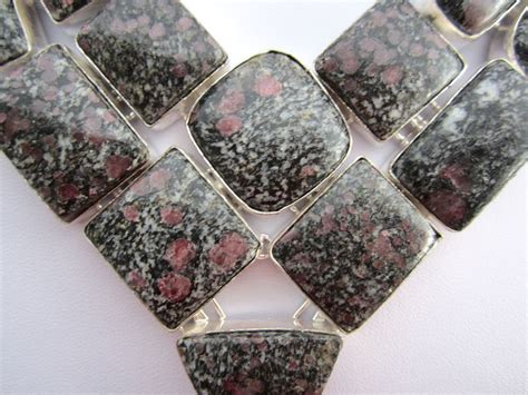 Ruby In Spinel Matrix Crystal Silver Necklace Crystal Beauties PinkLion