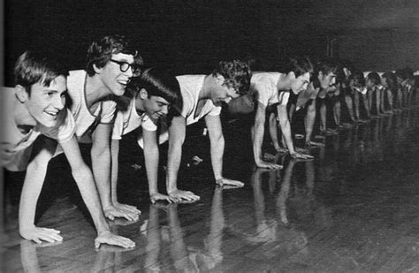 Physical Fitness In Pe Class In 1971 At Bethlehem Catholic Flickr