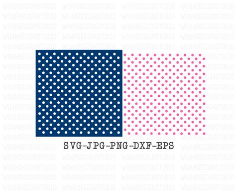 Polka Dot Pattern Svg Polka Dot Svg Dotted Background Svg Etsy