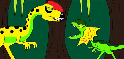 Jurassic Loud Paleo Meet Ingen Dilo By Syfyman2xxx On Deviantart