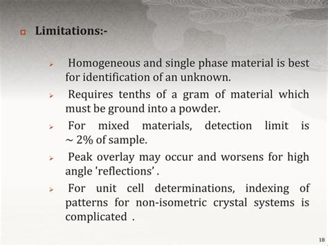 X Ray Powder Diffraction Pptx