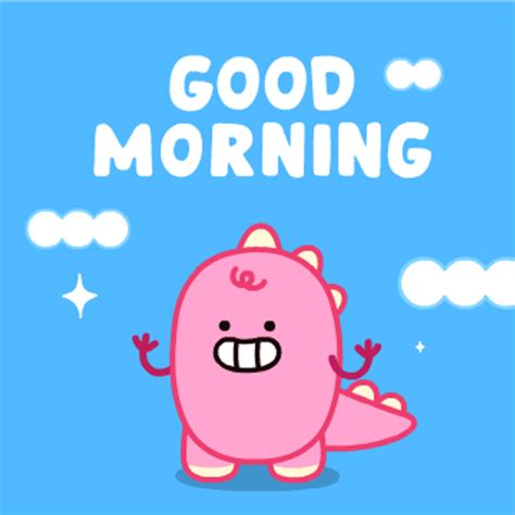 Good Morning Cartoon Dinosaur  Uinona S