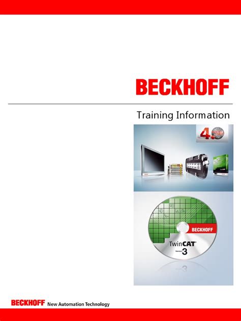 beckhoff training pdf programmable logic controller embedded system