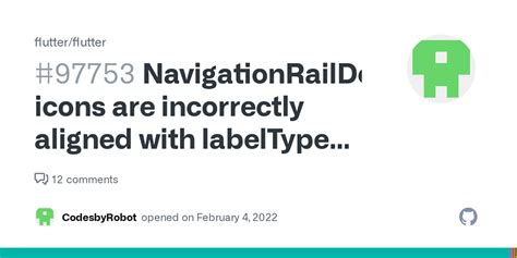 Navigationraildestination Icons Are Incorrectly Aligned With Labeltype