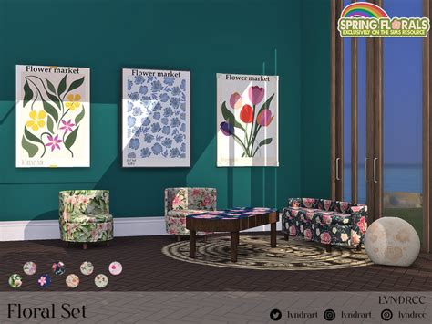 The Sims Resource Floral Vase