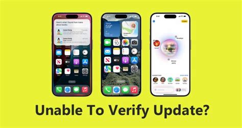 fix unable to verify update ios 18 is temporarily unavailable error