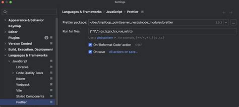 Intellij Typescript 작성시 Prettier설정을 따르도록 하기
