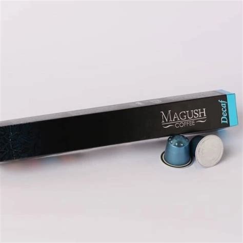 خرید و قیمت کپسول قهوه اسپرسو بدون کافئین ماگوش 10 عددی با تخفیف ویژه ترب