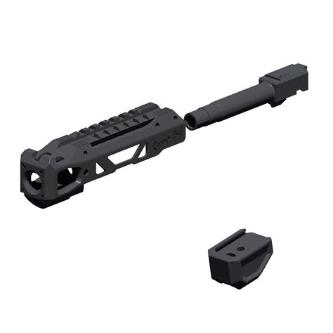 Stl File Airsoft We G19 Gen3 Raging Bull Compensator・3d Print Model To