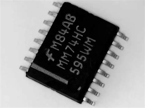 10 X Ci 74hc595 Mm74hc595wm Smd Soic Largo Arduino Parcelamento Sem Juros