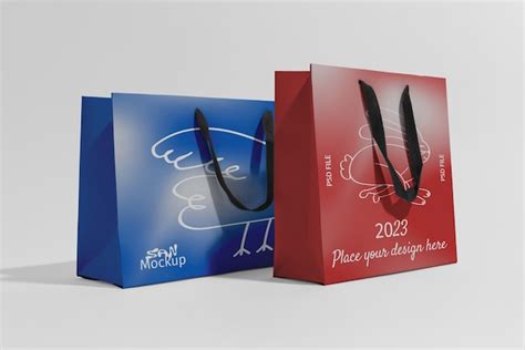 Premium Psd Paper Bag Mock Up Design