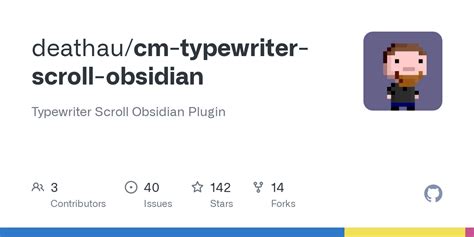 Github Deathaucm Typewriter Scroll Obsidian Typewriter Scroll