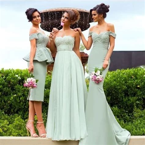 44 Light Sage Green Bridesmaid Dresses
