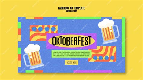 옥토버페스트 템플릿 디자인 무료 Psd 파일