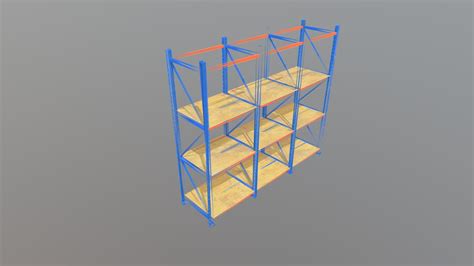 Industrial Rack Shelving Sketchup Image To U