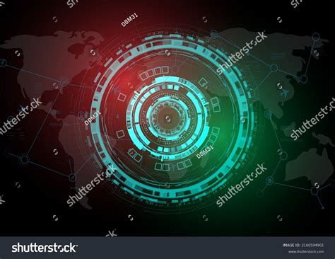 Digital Technology Circuit Abstract Background Stock Illustration