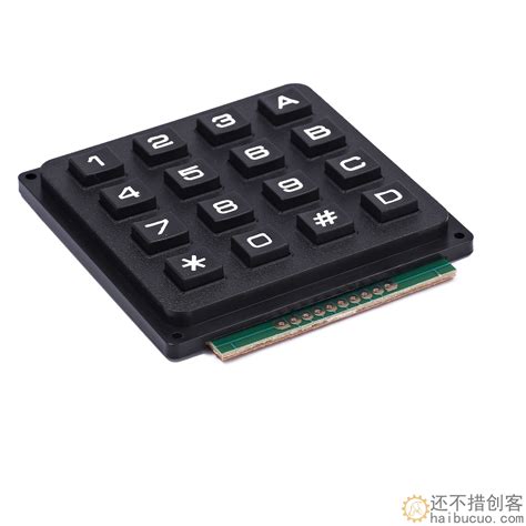 单片机键盘 按键 矩阵 4 4 4x4 a键盘 16键 工业键盘 行列扫描sna328 创造迷商城 还不错创客