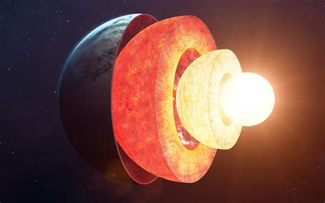 Earth S Mysterious Innermost Core Is A 400 Mile Wide Metallic Ball Space