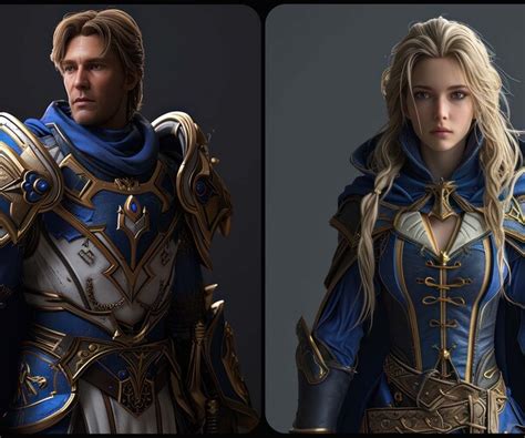 Artstation 310 Anduin Character Reference Image Pack V23 4k Artworks