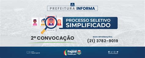 Segunda ConvocaÇÃo Do Processo Seletivo Da Secretaria De EducaÇÃo E