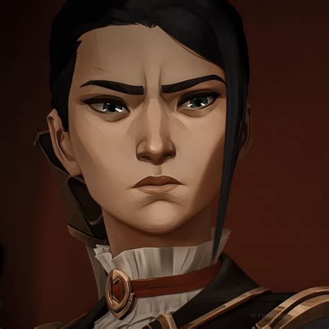 Caitlyn Arcane 2x06 Самурайское искусство Эскиз татуировки Манхва