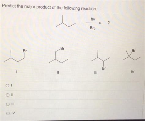 Solved Predict the major product of the following reaction. | Chegg.com