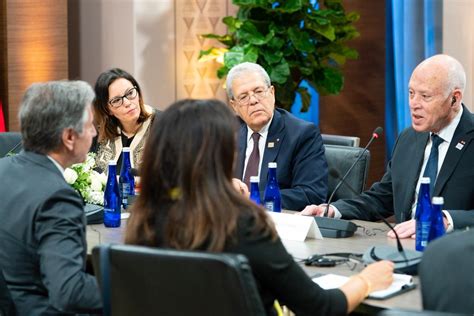 Secretary Antony Blinken On Twitter Met With President Saied Of