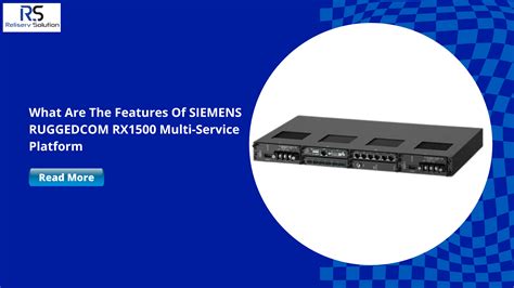 Ruggedcom Rx1500 Ethernet Switch To Boost Your Power Grid