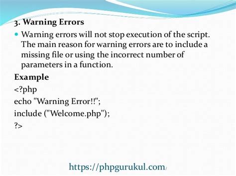 Types Of Errors In Php Array In Php Phpgurukul