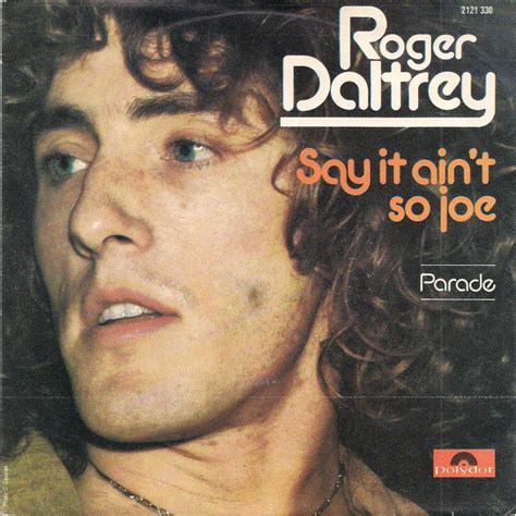 Roger Daltrey Say It Aint So Joe 1977 Vinyl Discogs