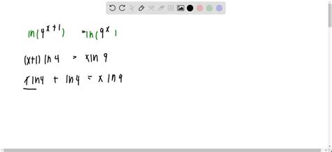 solved solve each exponential equation by taking the logarithm on both