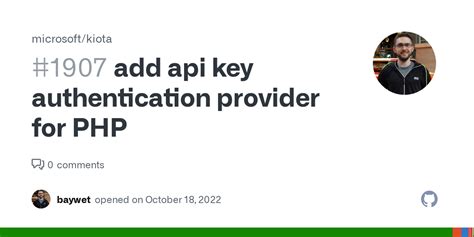 Add Api Key Authentication Provider For Php · Issue 1907 · Microsoft