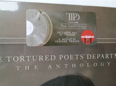 Taylor Swift The Tortured Poets Department Anthology Ttpd 4lp Marbled Vinyl New 144 09