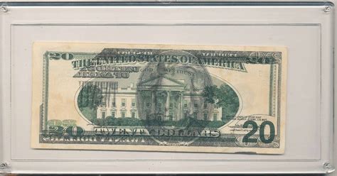 Major Offset Printing Error 1996 U S 20 Federal Reserve Note Auction
