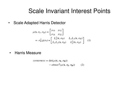 Ppt Scale And Affine Invariant Interest Point Detectors Powerpoint