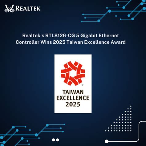 Realtek Singapore On Linkedin Realtek Taiwanexellenceawards