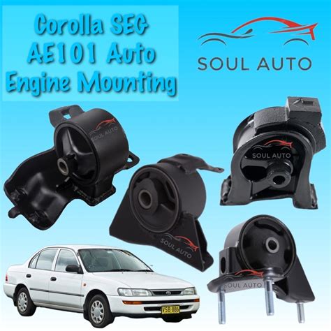Toyota Corolla Seg Ae101 Auto Engine Mounting Set 4pcs Shopee Malaysia
