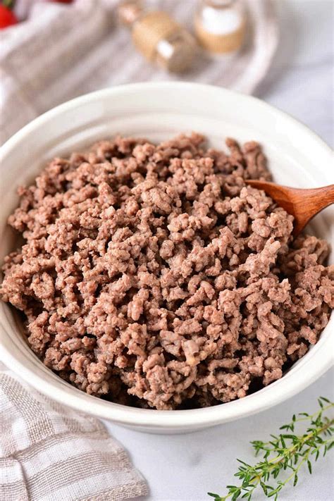 Cooked Ground Beef