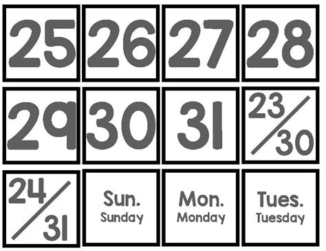 Pocket Chart Calendar Cards By Teaching From The View Tpt