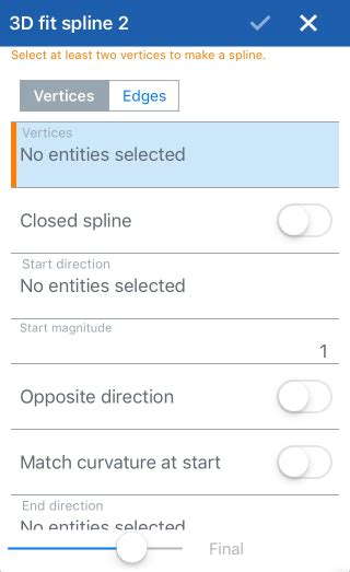 3d Fit Spline