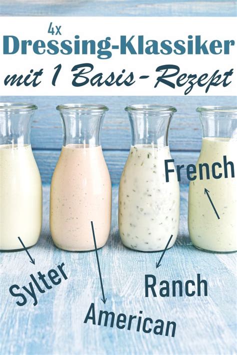 1 Basis Rezept 5 Dressing Klassiker Salatsaucen Rezepte