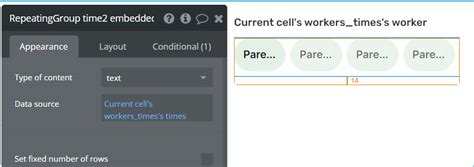 How To Refer To The Current Cell Of Another Repeating Group Need
