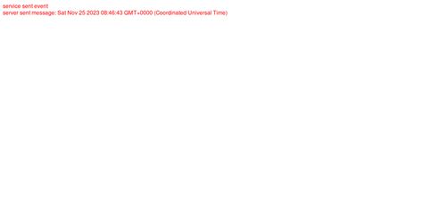Server Sent Event Bct8x Codesandbox