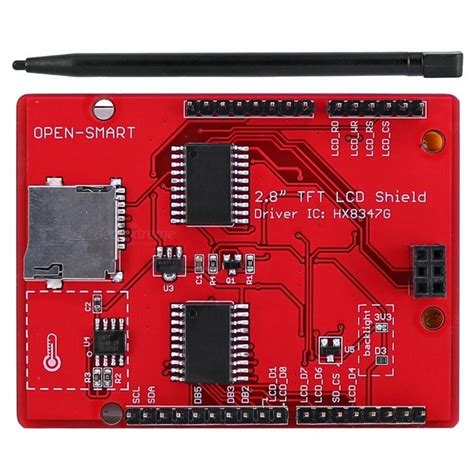 using leonardo with tft touch screen shield and sensors general