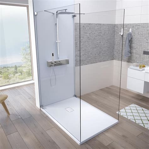 Receveur De Douche Kinedo Kinesurf Découpable 140x90 Blanc Antidérapant
